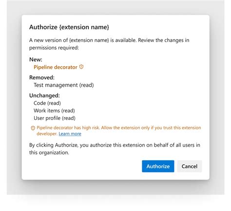 High Risk Extensions Azure Devops Microsoft Learn