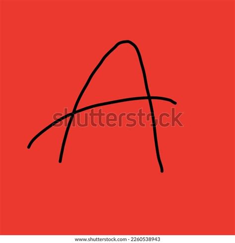 Alphabet Letter Red Background Stock Illustration 2260538943 Shutterstock