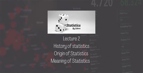 History Of Statistics Meaning Of Statistics Origin Of Statistics
