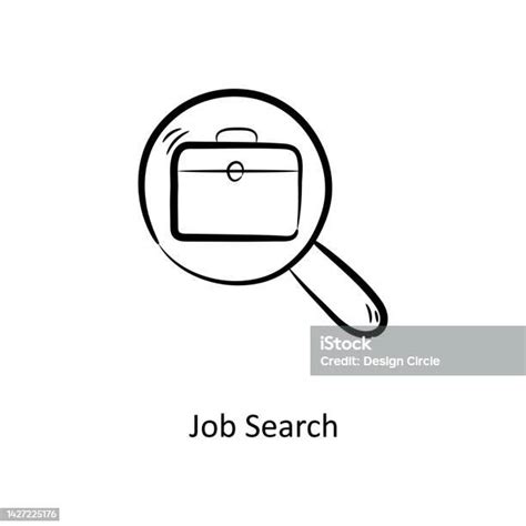 작업 검색 개요 아이콘 디자인 그림입니다 흰색 배경 Eps 10 파일의 프로젝트 관리 기호 개념에 대한 스톡 벡터 아트 및 기타 이미지 Istock