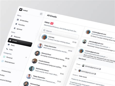 Inbox Messages By Rohmad Khoirudin For Odama On Dribbble