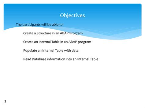 Sap Abap Data Structures And Internal Tables Pptx Databases Computer Software And Applications