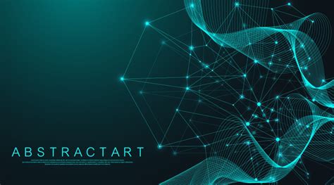 Abstract Molecular Connection Royalty Free Vector Image