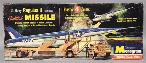 Monogram Us Navy Regulus Ii Guided Missile Model Kit In Original Box
