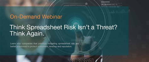 Think Spreadsheet Risk Isnt A Threat Think Again Incisive