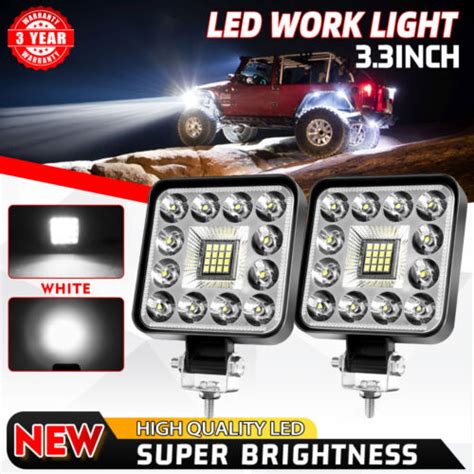 2pcs 140w Led Work Light Truck Offroad Tractor Flood Lights 12v 24v