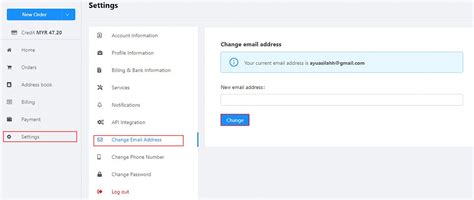 How To Change My Email Address DelyvaX