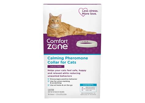 Comfort Zone Calming Pheromone Collar For Cats Cat Anxiety Relief Shoplineusa