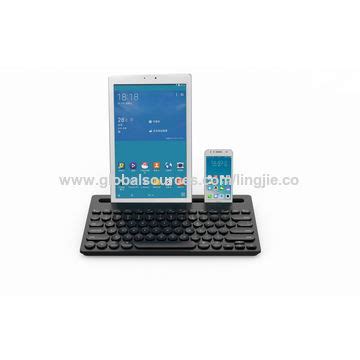China Bluetooth Keyboard Mini Size Keyboard With Tablet Slot BT1 BT2 BT3 Multidevice