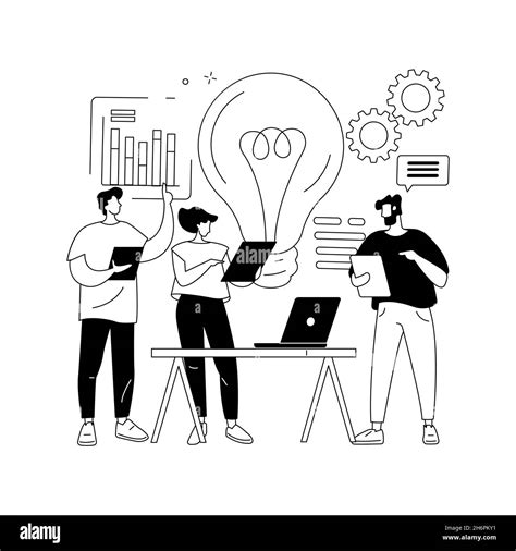 Brainstorm Abstract Concept Vector Illustration Stock Vector Image