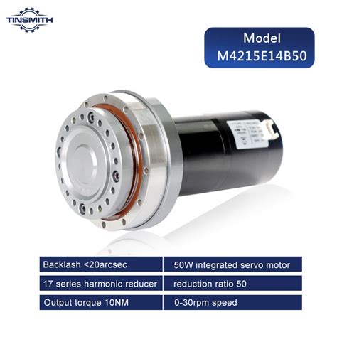 6 Axis Robot Arm Robot Joint Actuator Motor 50w Power