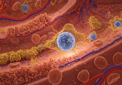 Cellular Structure Cross Section Stock Illustration Illustration Of