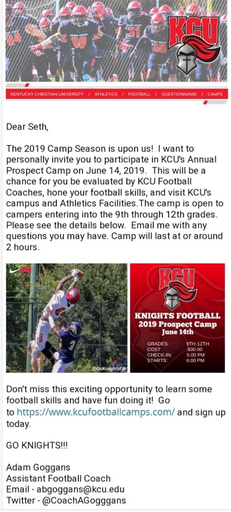 Seth Seth Walters College Football Recruitment Page