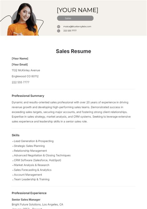 Free Sales Templates Ai Sales Generator