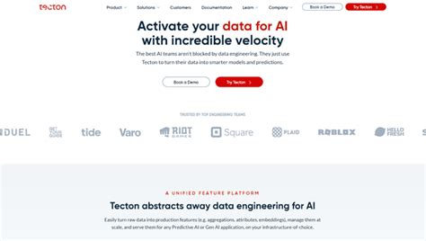 Ai Powered Feature Platform For Machine Learning Tecton