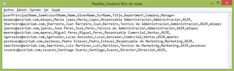 Powershell Crear Usuarios Desde Un Csv Blog Santiago Buitrago