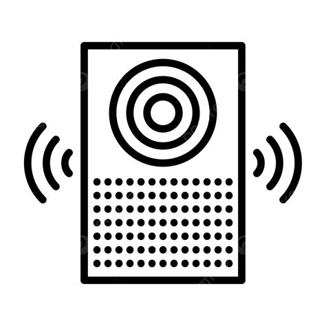 스마트 스피커 라인 아이콘 벡터 스마트 스피커 아이콘 Ai 스피커 알렉사 Png 일러스트 및 벡터 에 대한 무료 다운로드 Pngtree