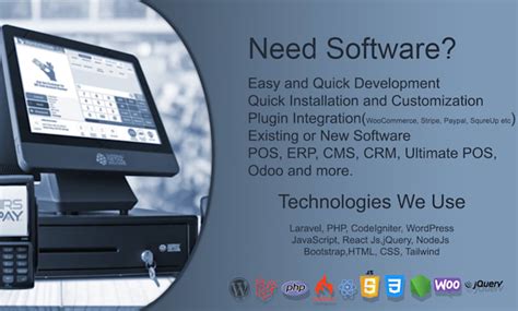 Develop Customize And Install Pos Erp Crm Cms Software By Kashifbmk