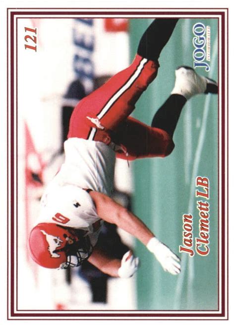 1999 Jogo Cfl Jason Clemett 121 Rc For Sale Online Ebay