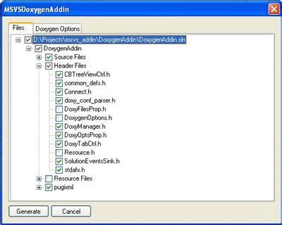 Microsft Visual Studio 2005 Doxygen Add In CodeProject