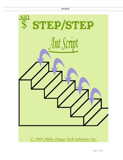 Pdf Ant Step By Step Dokumentips