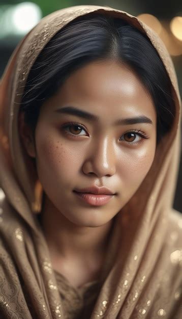 Premium Ai Image Beautiful Indonesian Girl Javanese Woman