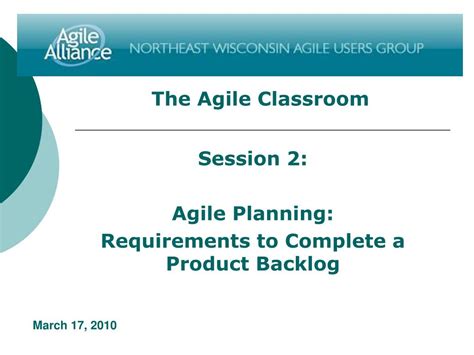 PPT The Agile Classroom PowerPoint Presentation Free Download ID 3826003
