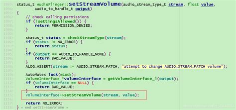android audio：setstreamvolume 音量调节过程 csdn博客