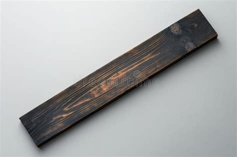 Elegant Dark Stained Cladding Board Stock Illustration Illustration