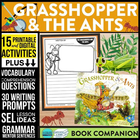 Grasshopper And The Ants Book Activities