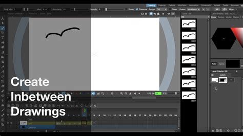 Create Inbetween Drawings In Opentoonz Youtube