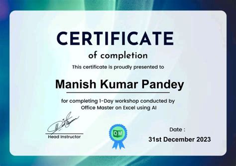 manish kumar pandey on linkedin officemaster excel ai