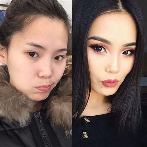 ФОТО Нүүр будалтын мастер монгол охины хувирлууд