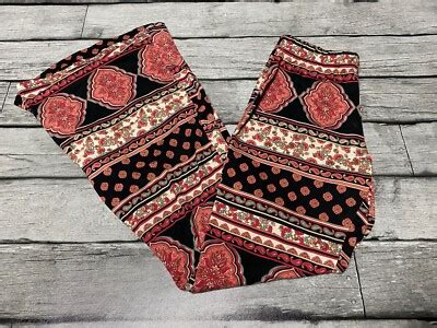 Poof Designer Flare Legged Leggins Womens Size Medium Ebay