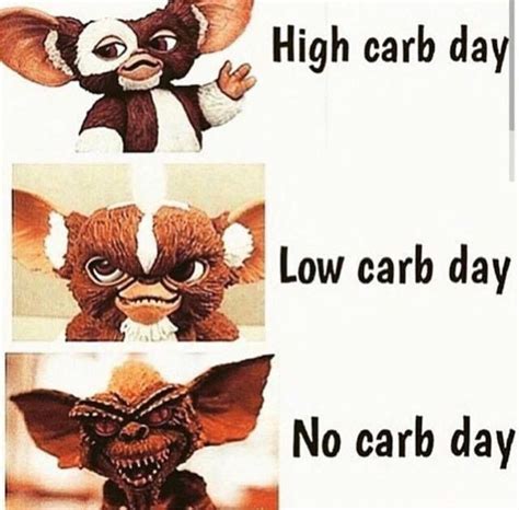 Carbs Good No Carbs Bad Diet Motivation Funny Gym Memes Funny Carb Day