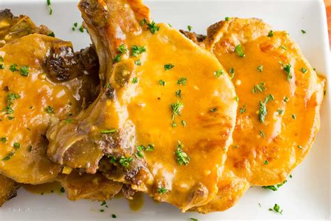 Baked Pork Chops With Maple Dijon Sauce Paleo Joyfully Full