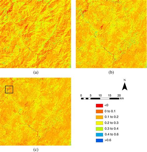 The Spatial Distribution Of The Evis A Original Evi B Modified