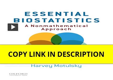 Pdf Kindle Download Essential Biostatistics A Nonmathematical Approac Presentation Free To