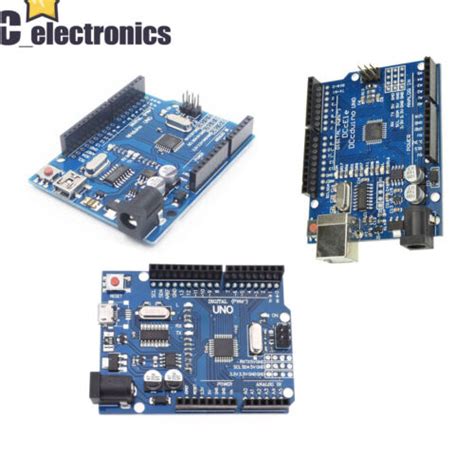 Buy Latest Version Arduino UNO R3 ATMEGA328P 16AU Micro USB Board With