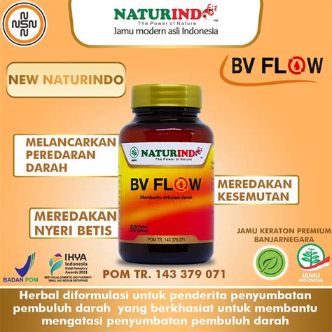 Jual Obat Darah Kotor Penyumbatan Pembuluh Darah Pengencer Darah Kental Bv Flow Premium Shopee