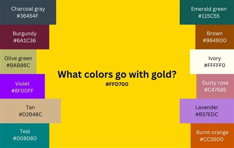 Complementary Colors With Gold