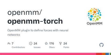 GitHub Openmm Openmm Torch OpenMM Plugin To Define Forces With Neural Networks
