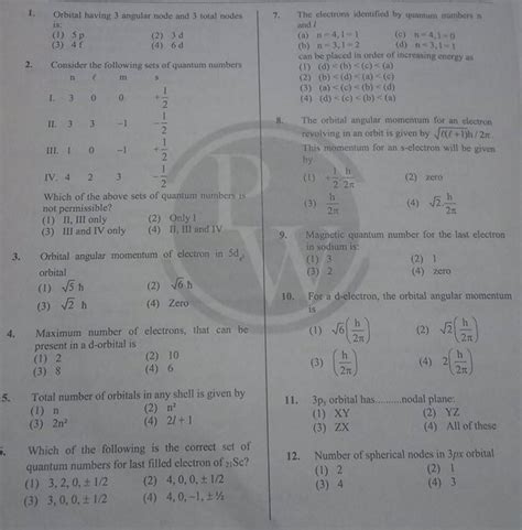 Total Number Of Orbitals In Any Shell Is Given By Filo
