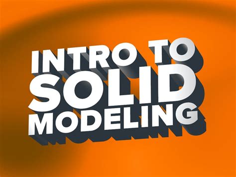 intro to solid modeling dmi online