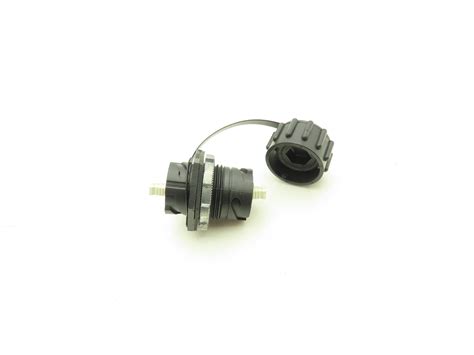 Molex 106059 3100 Fiber Optic Bulkhead Pass Through Connector Lot Of 2