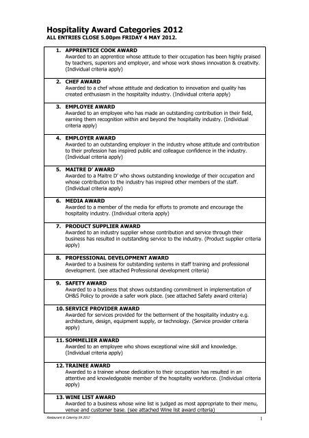 Employee Recognition Award Titles