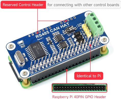 Шилд Rs485 Can для Raspberry Pi від Waveshare купити в Києві та Україні