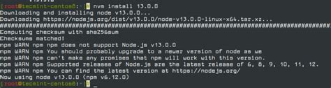 How To Install Nodejs In Centos 8