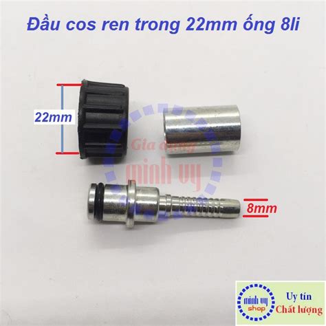 Đầu cos ren trong 22mm ống fi 8li của dây xịt máy rửa xe mini gia đình 8MM Shopee Việt Nam