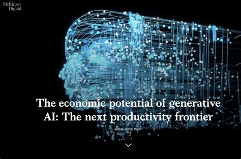 The Economic Potential Of Generative Ai The Next Productivity Frontier Bay Area Community